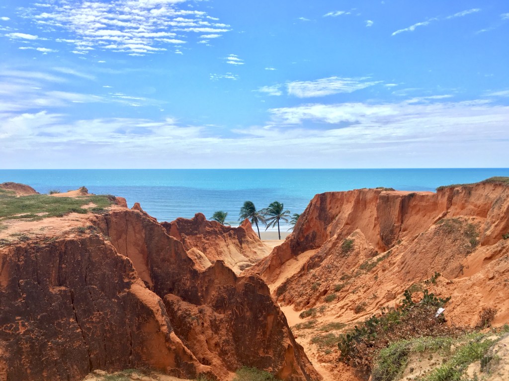 Morro Branco & the beaches south of Fortaleza, Brazil – Stunning red ...
