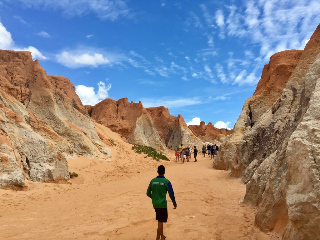 Morro Branco & the beaches south of Fortaleza, Brazil – Stunning red ...